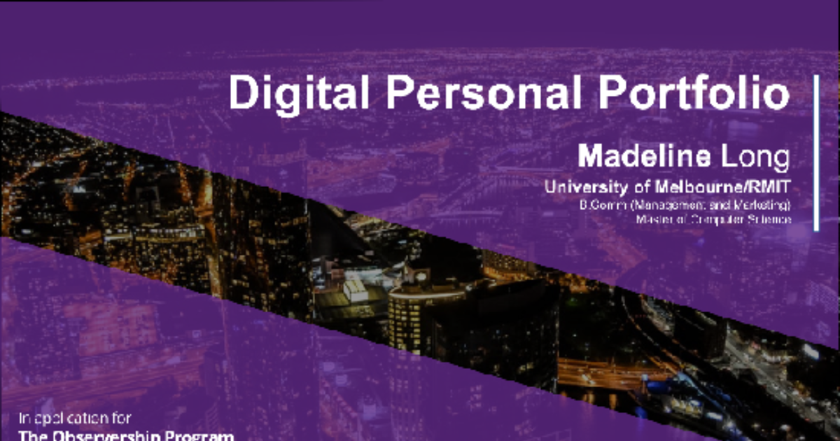 The Observership 2023 | Madeline Long